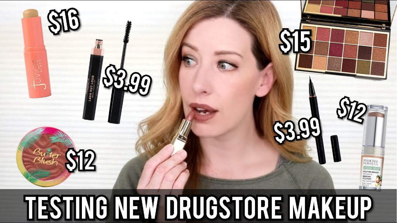 TESTING NEW DRUGSTORE MAKEUP | LIP SWATCHES, WEAR TESTS - YouTube