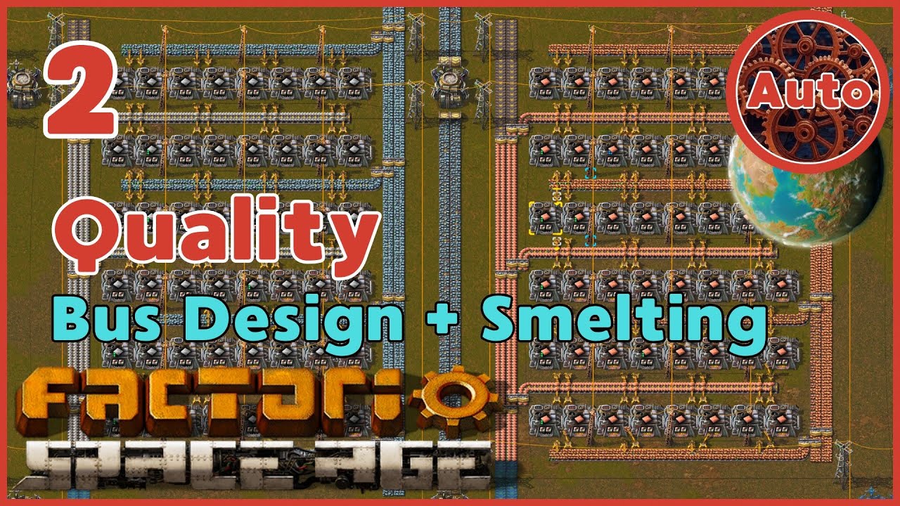 Quality Bus & Smelting Setup | Factorio Quality Playthrough | Ep. 2 ...