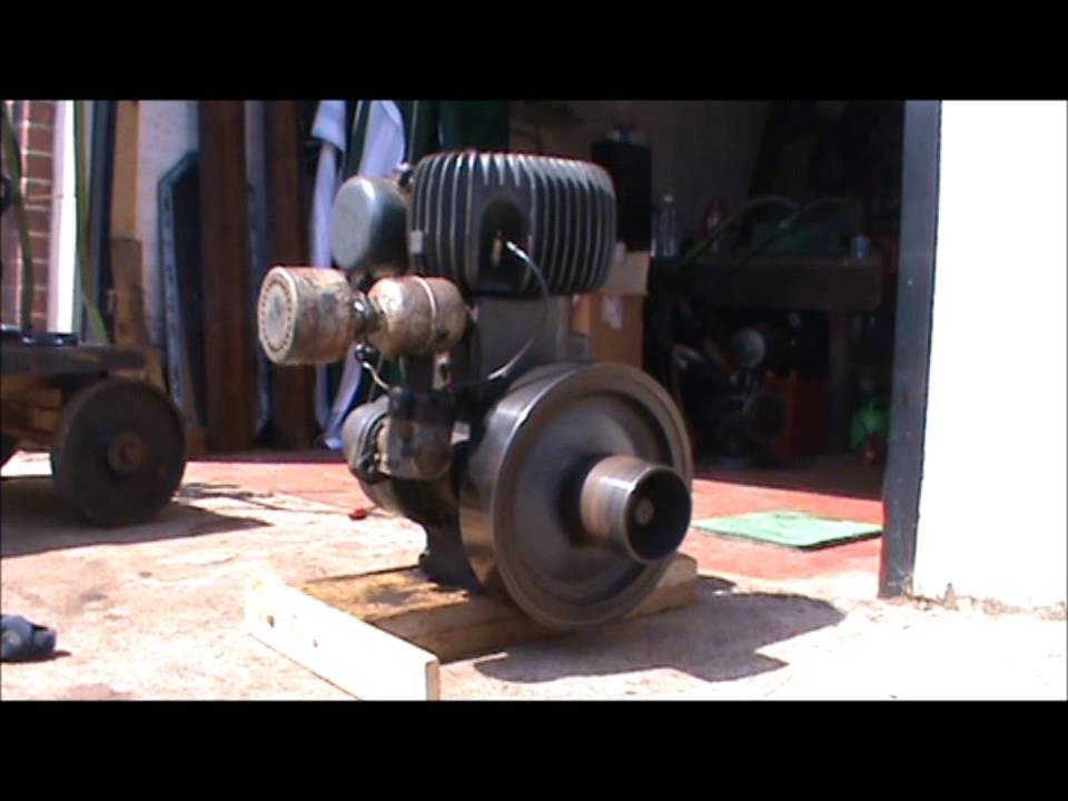1949 Wolseley WD2 Stationary Engine - Start up and run - YouTube