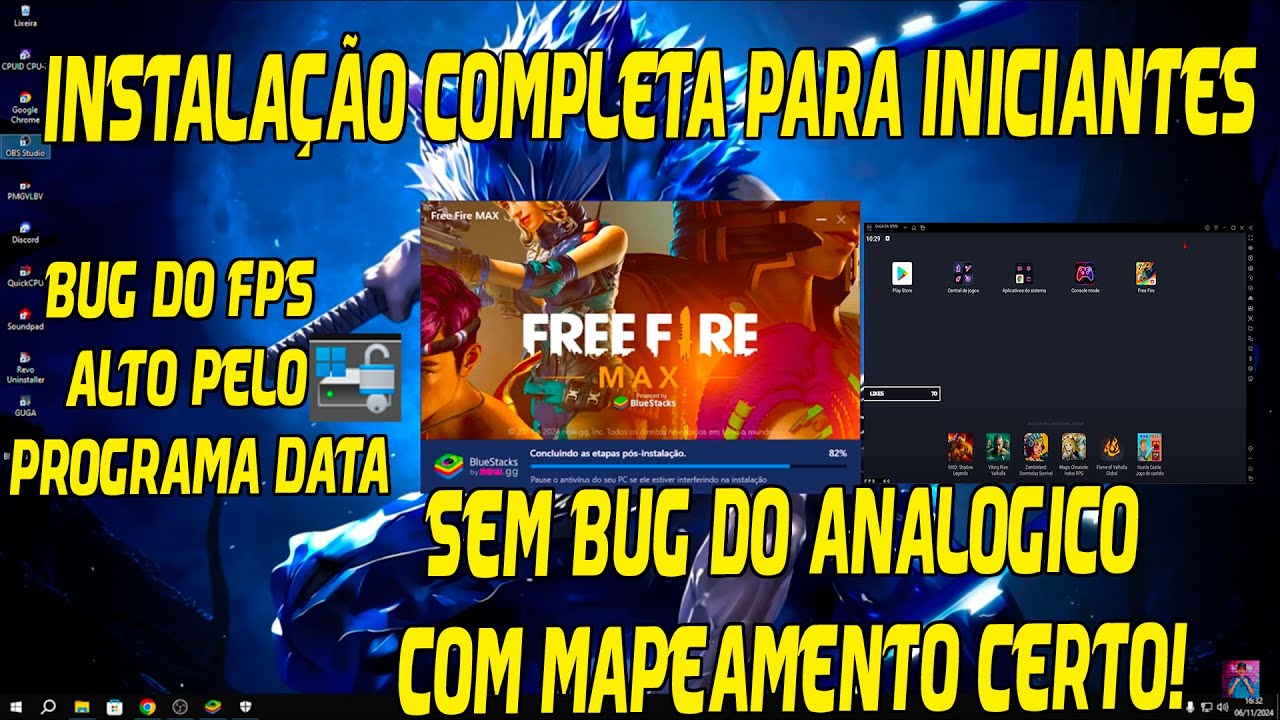 Configuração completa do msi 5.9 e bluestacks 5 para iniciantes, bug do ...