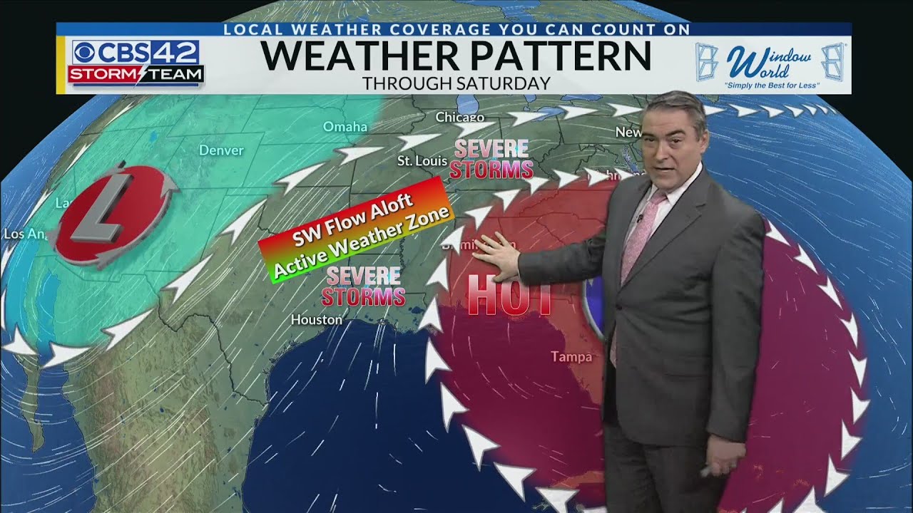 Record Highs Through Saturday, Weather Aware Sunday for Strong/Severe ...