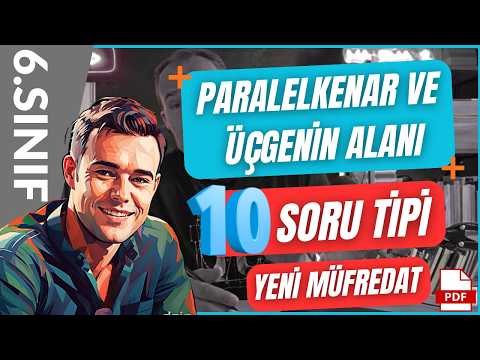 6.Sınıf Matematik | Üçgen ve Paralelkenar Alan Soru Çözümü #yenimüfredat #6sınıfmatematik