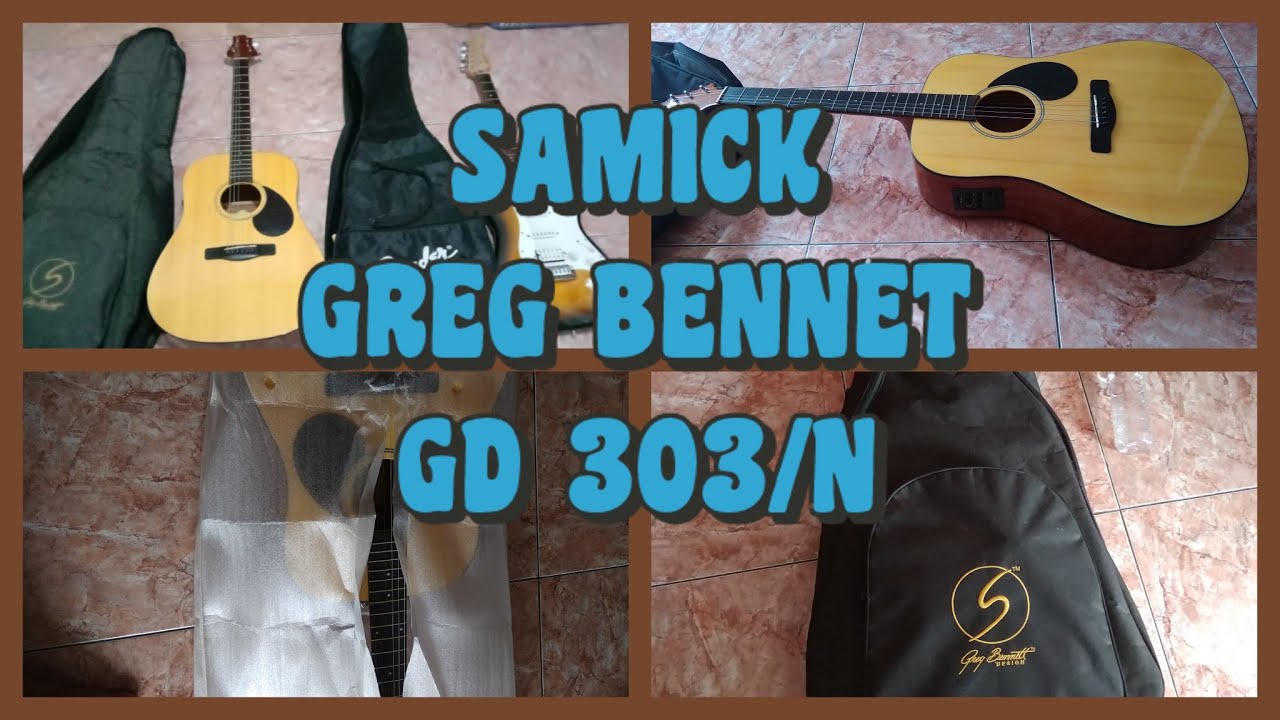 SAMICK GREG BENNET GD 303N.,.. specs singkat gitar akustik - YouTube