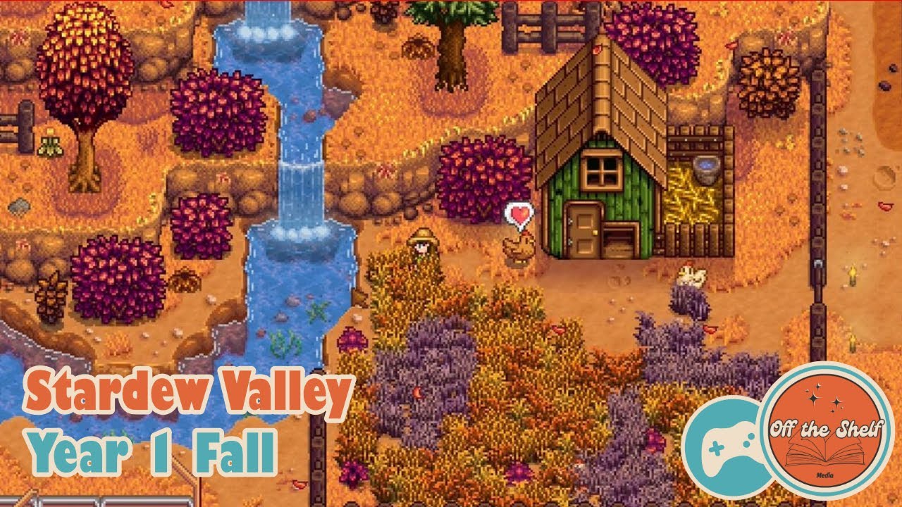 STARDEW VALLEY 1.6 Year 1 Fall Gameplay Ambiance (no commentary) | 7 ...