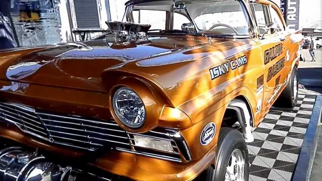 1957 FORD CUSTOM 300 GALPIN GASSER III VAN NUVS CA - YouTube