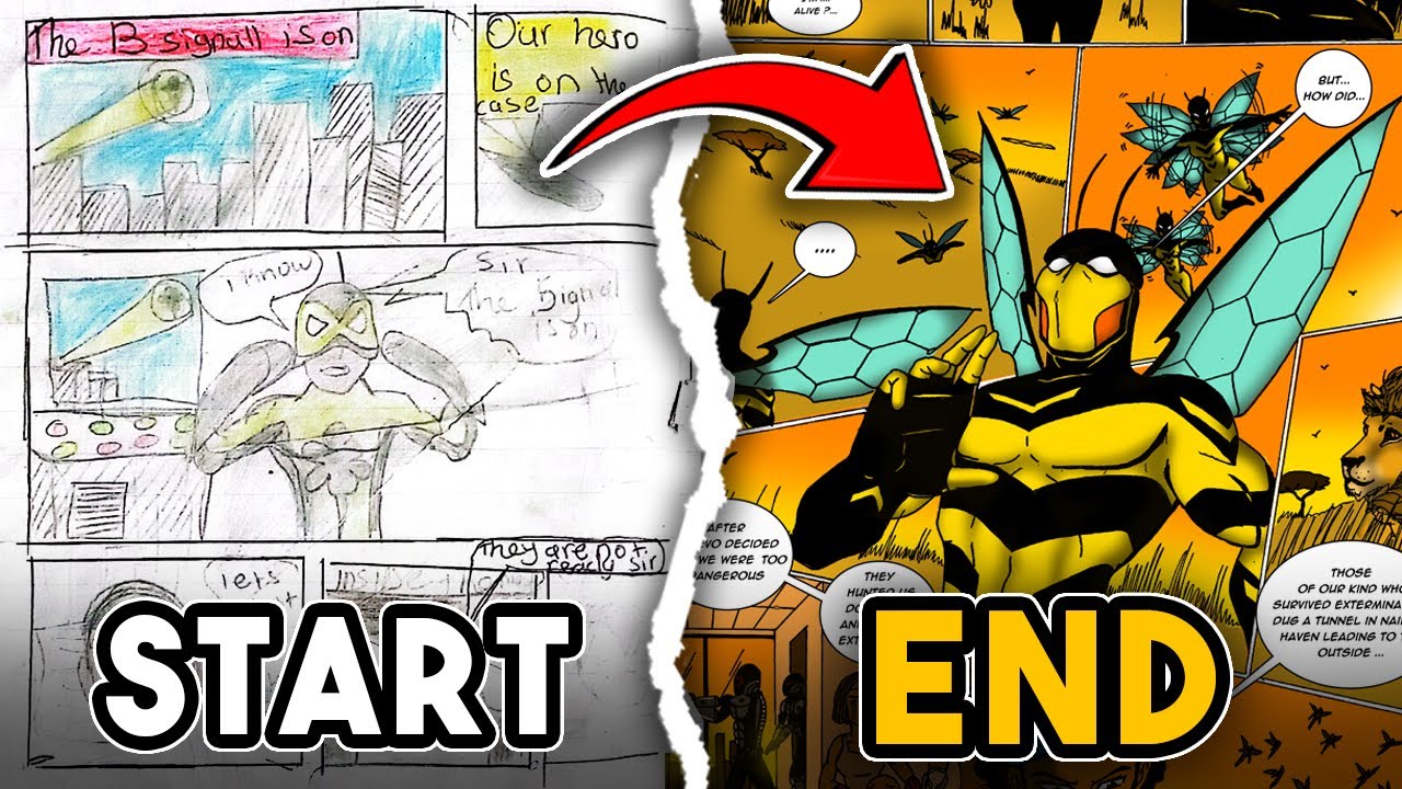 How To Make A Comic from Start to Finish - YouTube