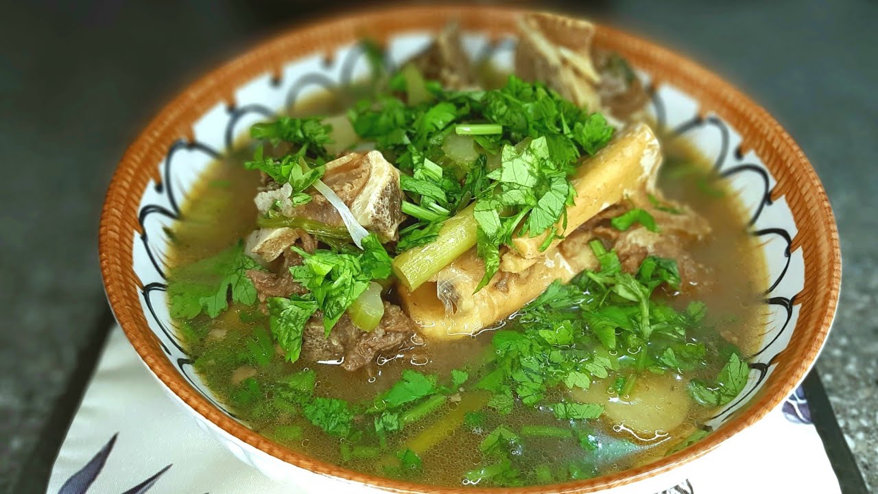Resepi sup tulang power, mudah je / Beef bone soup recipe. - YouTube