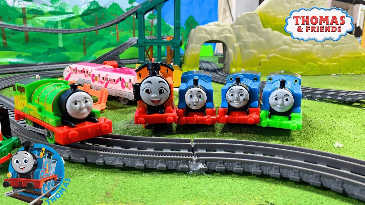 Thomas And Friends|Thomas dan temannya bermain dengan bus tayo dan ...