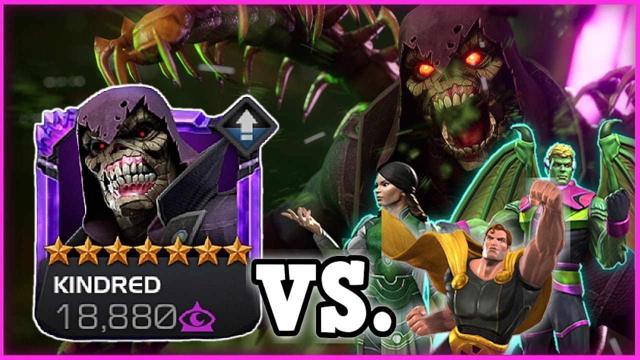 Kindred VS Every Cosmic Defender! | Marvel Contest of Champions - YouTube