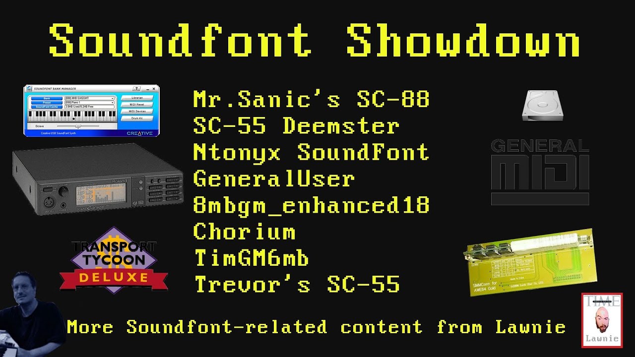 Soundfont Showdown I: Soundfonts under 32MB - YouTube