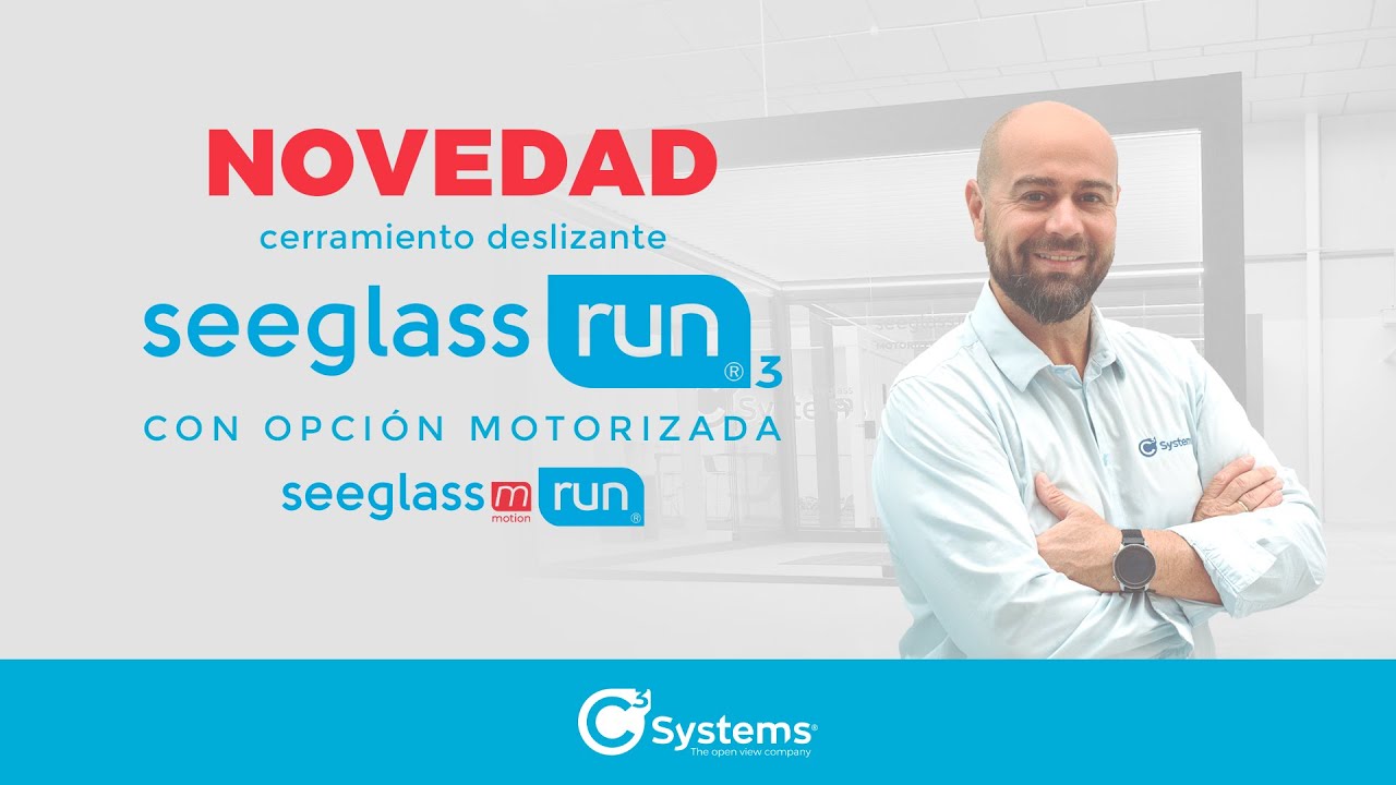 NOVEDAD - Cerramiento deslizante SEEGLASS RUN 3 con opción motorizada ...