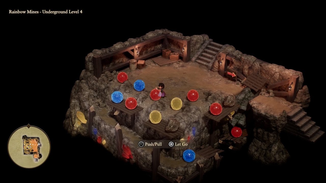 Rainbow Mines Colored Rocks Puzzle Solution | Dragon Quest 7 Reimagined ...