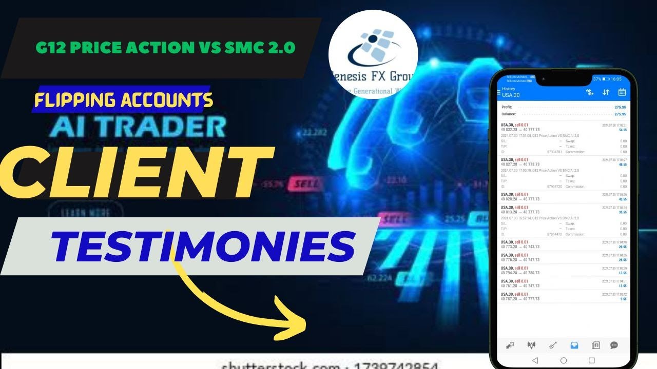 client testimonies Using Genesis software during NFP trading US30 ...