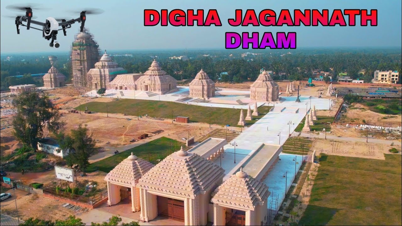 DIGHA JAGANNATH DHAM // DRONE VIDEO // DIGHA DRONE VIDEO // JAGANNATH ...
