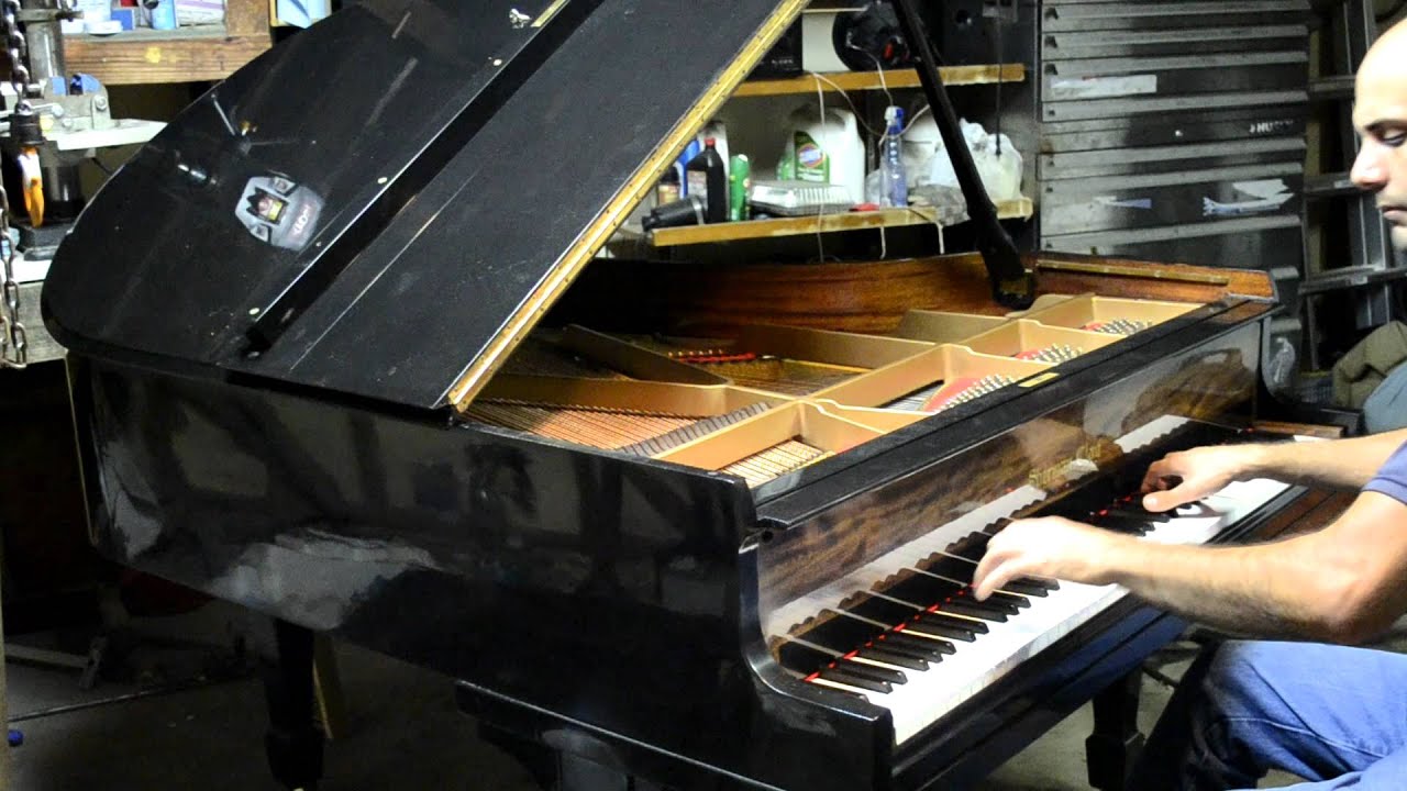5'5'' Sherman Clay rebuilt Baby grand piano - YouTube