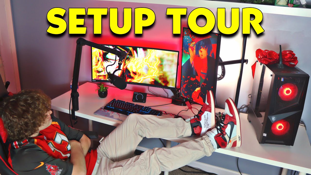 A 17 Year Old’s Dream $5000 Gaming Setup Tour - YouTube
