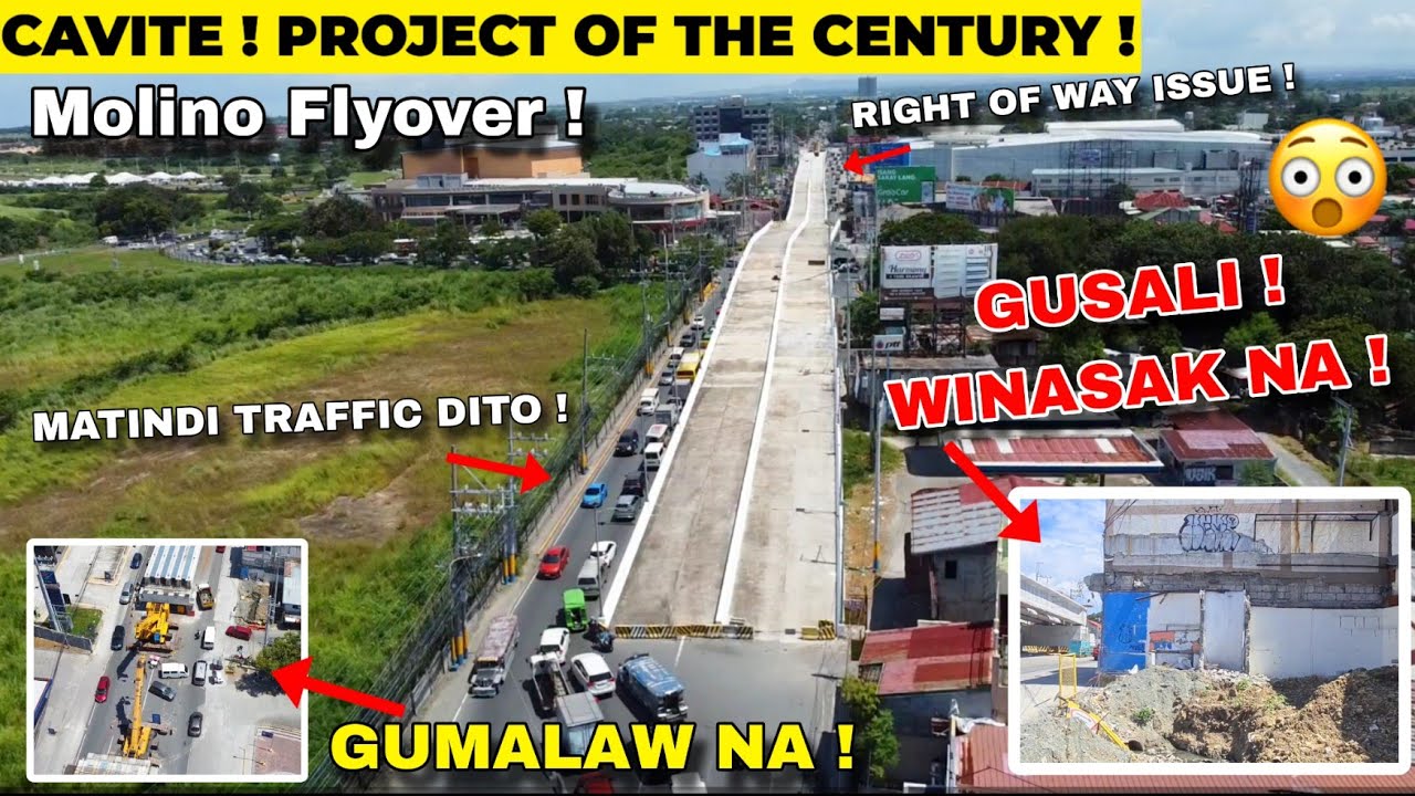 Cavite ! Project of the Century ! MOLINO FLYOVER ! GUMALAW NA ! ONGOING ROAD WIDENING ! Daang ...