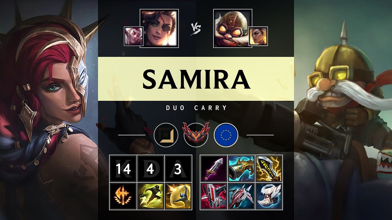 Samira ADC vs Corki: Triple Kill, Dominating - EUW Grandmaster Patch 25.S1.2 - YouTube