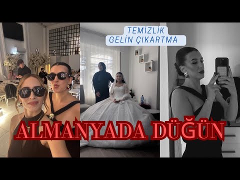 ALMANYADA DÜGÜN - TEMIZLIK -TATLI TELAŞ #keşfet #gelinçıkarma #almayadüğün  