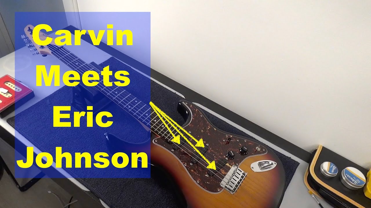 Carvin Meets Eric Johnson ! 1998 Carvin Bolt gets Eric Johnson Pickups ...