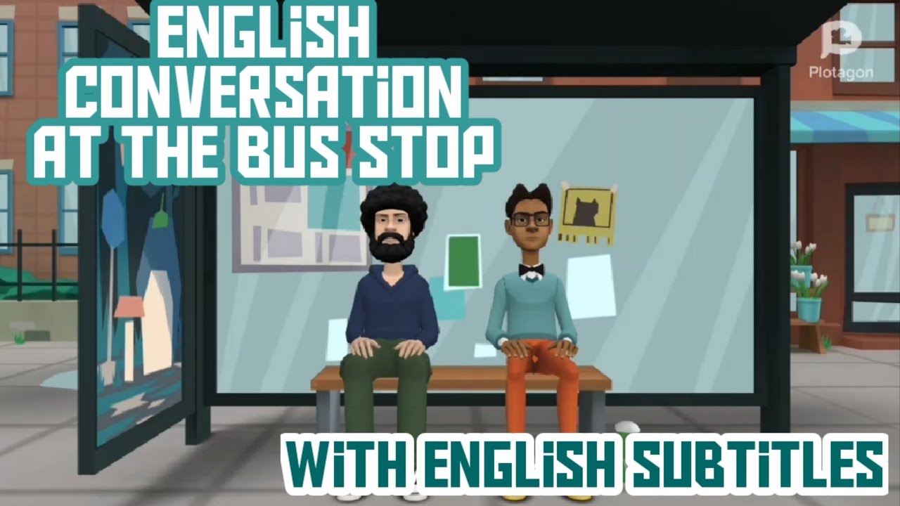 English conversation At the Bus stop|| English speaking practice ...