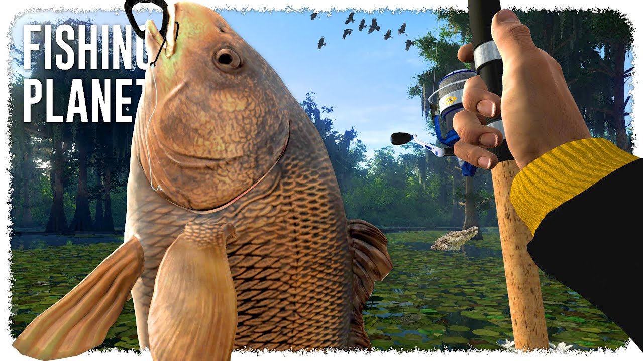 I Found MONSTER Fish in Louisiana’s Swamps (the gators fear me) | FISHING PLANET - YouTube