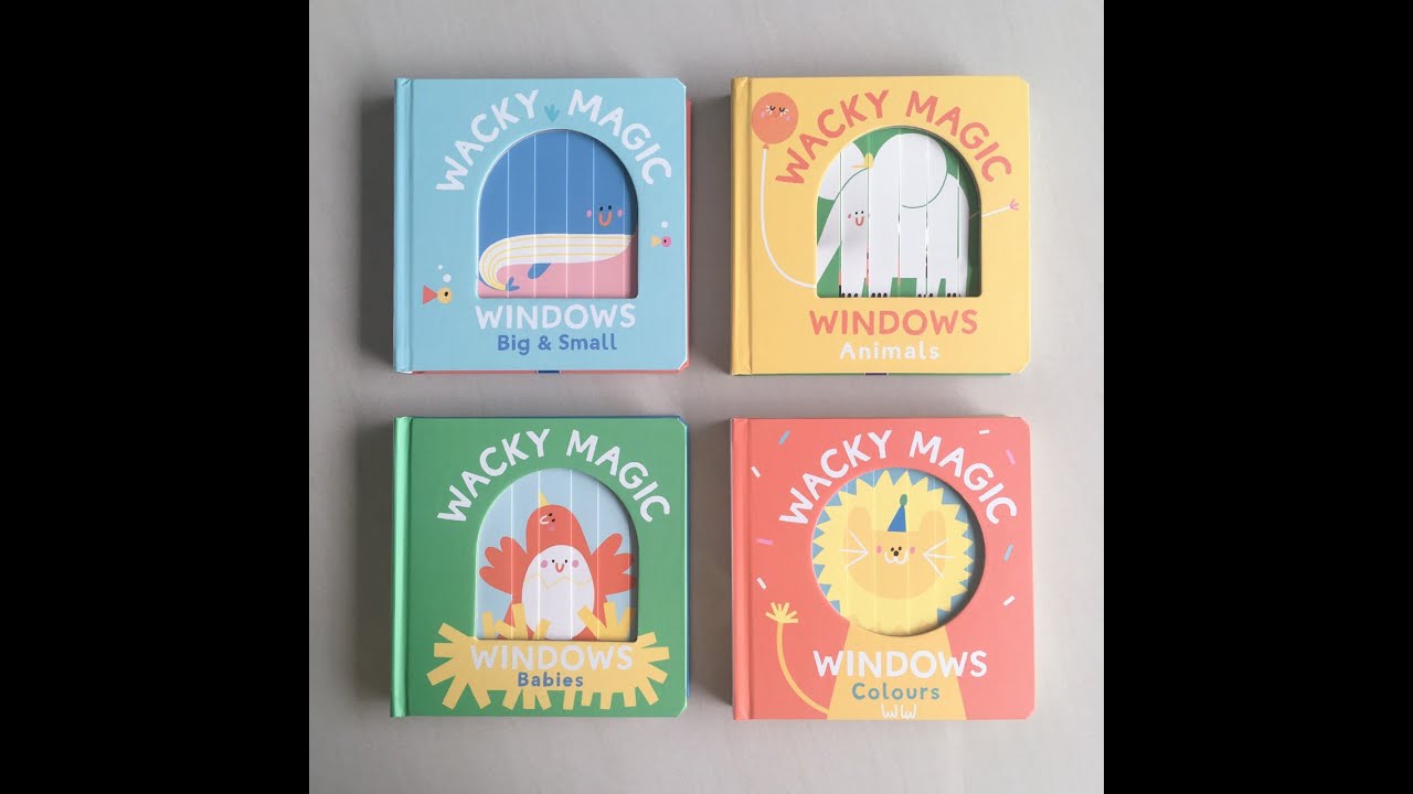 《繪出英文力》介紹： Wacky Magic Windows 硬頁翻翻書系列 - YouTube