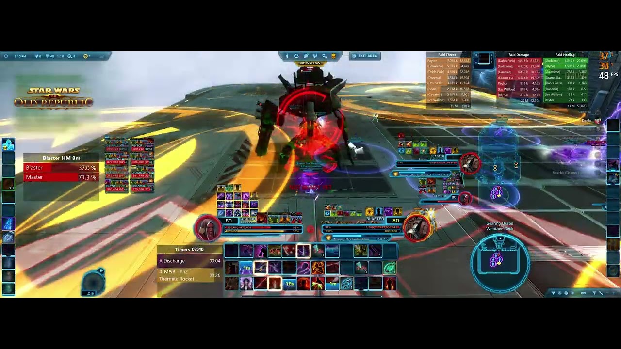 SWTOR 7.3 Ravagers - Master & Blaster HM - Tank Blaster POV (ADG) - YouTube