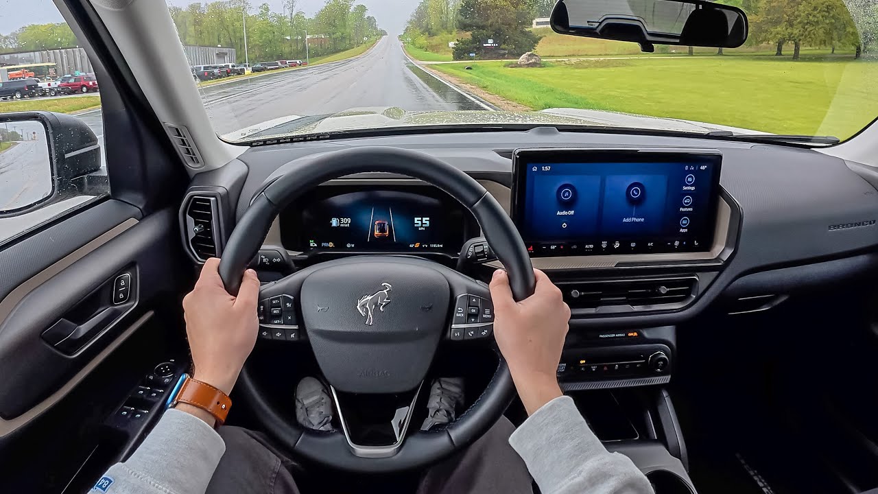 2025 Ford Bronco Sport Big Bend - POV Rainy Test Drive (Binaural Audio ...