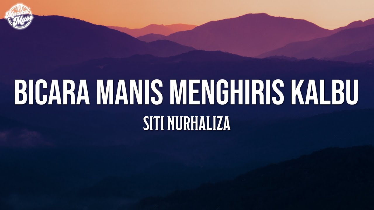 Siti Nurhaliza - Bicara Manis Menghiris Kalbu (Lyrics Video) - YouTube