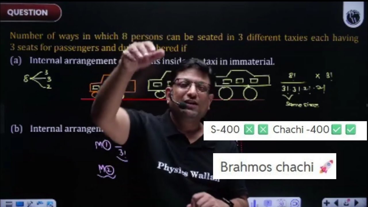 S-400 Chachi-400 | Ashish Sir class (PW) #pw #iit #iitjee - YouTube
