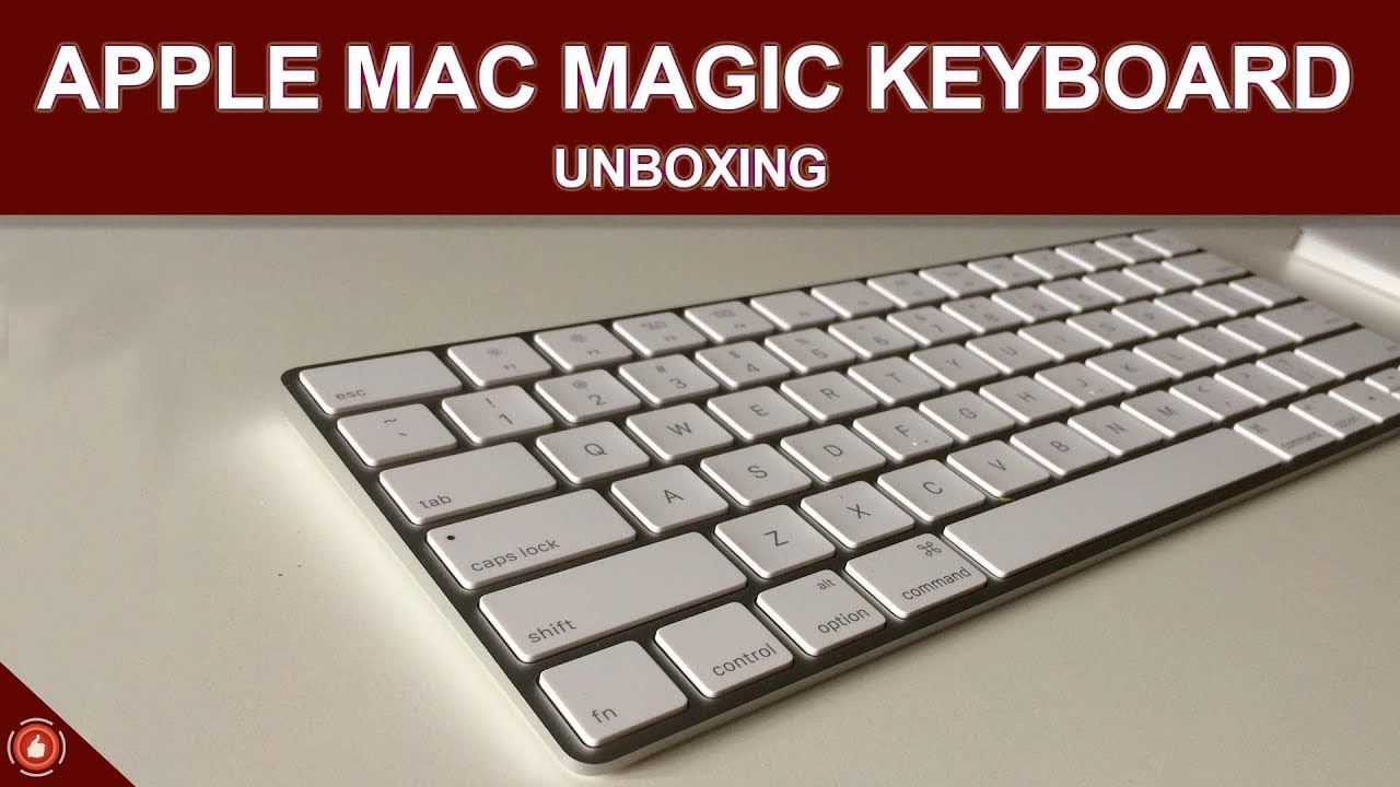 Apple MAC Magic keyboard - Unboxing - YouTube