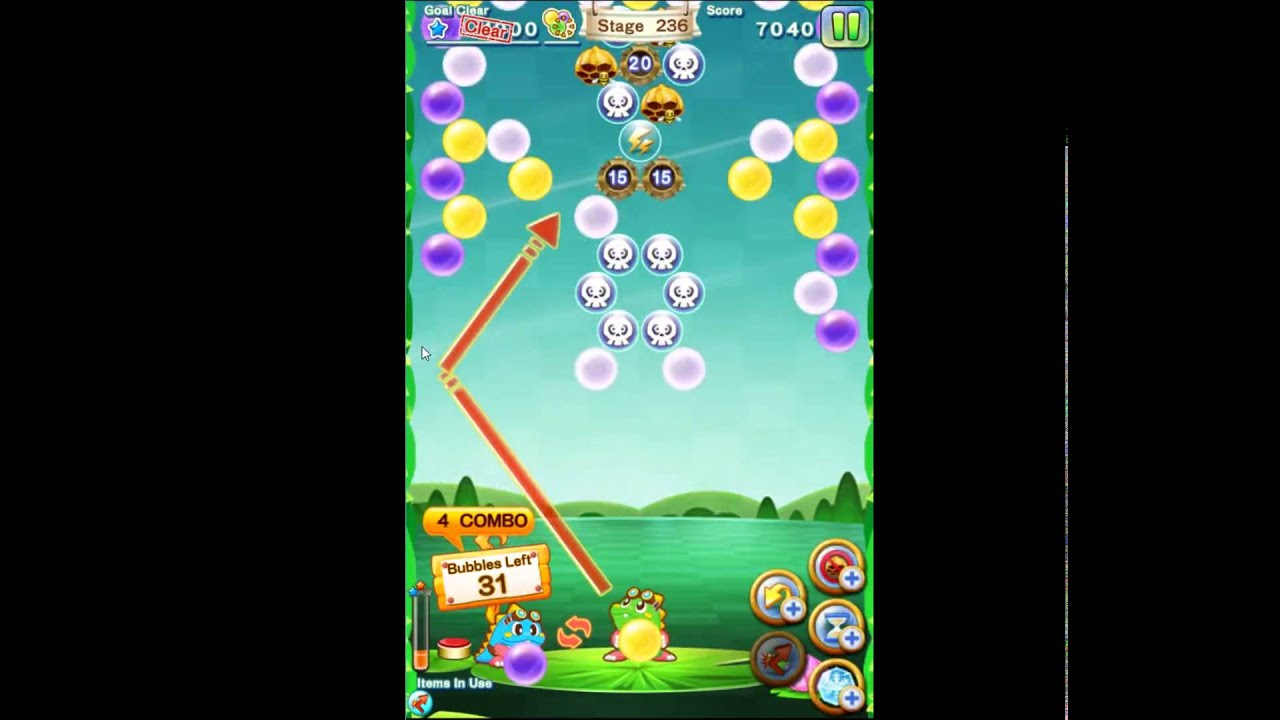 LINE Puzzle Bobble Stage 236 / LINE パズルボブル ステージ 236 - YouTube