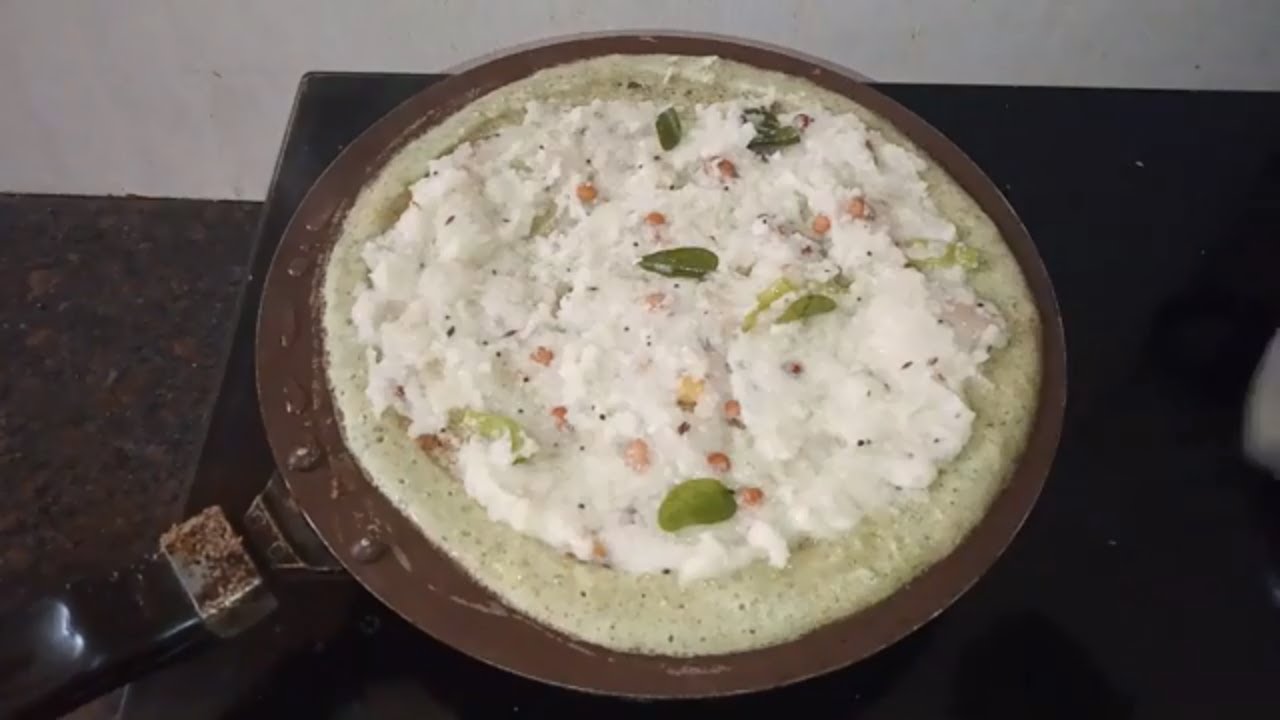 Pesarattu Upma Recipe Easy and Tasty - YouTube