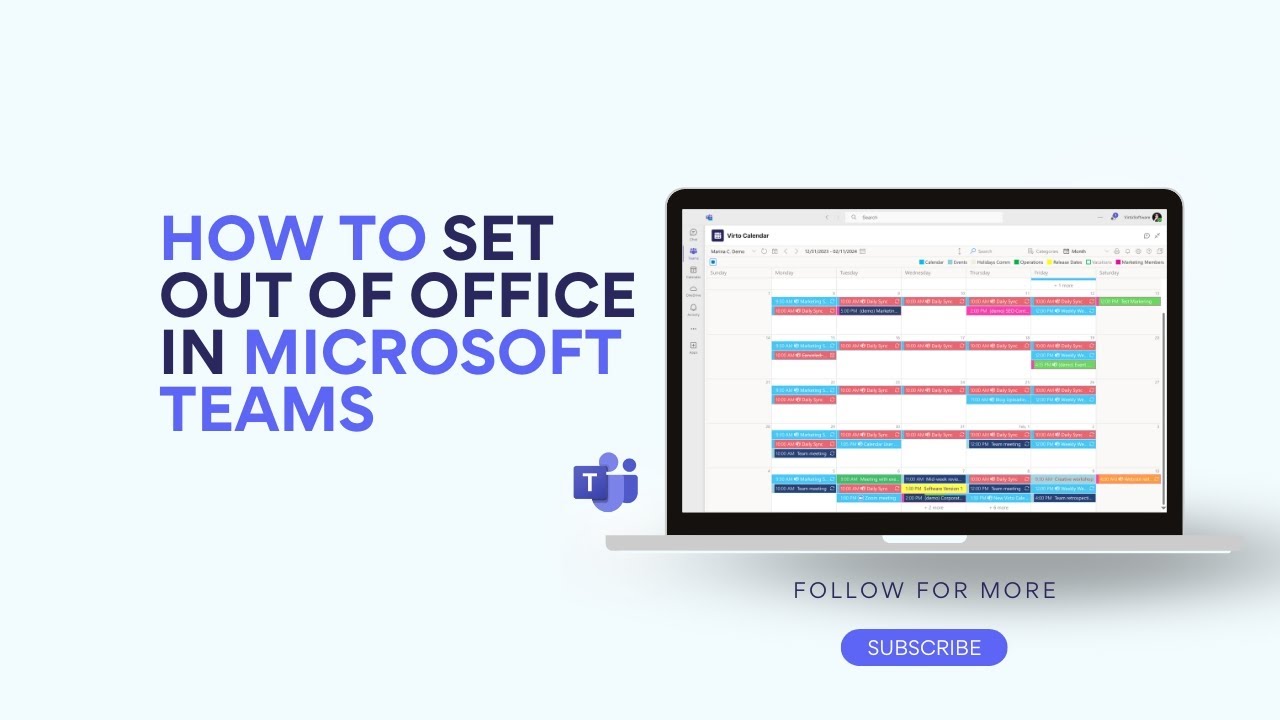 How to Set Out of Office in Microsoft Teams | Step-by-Step Guide - YouTube