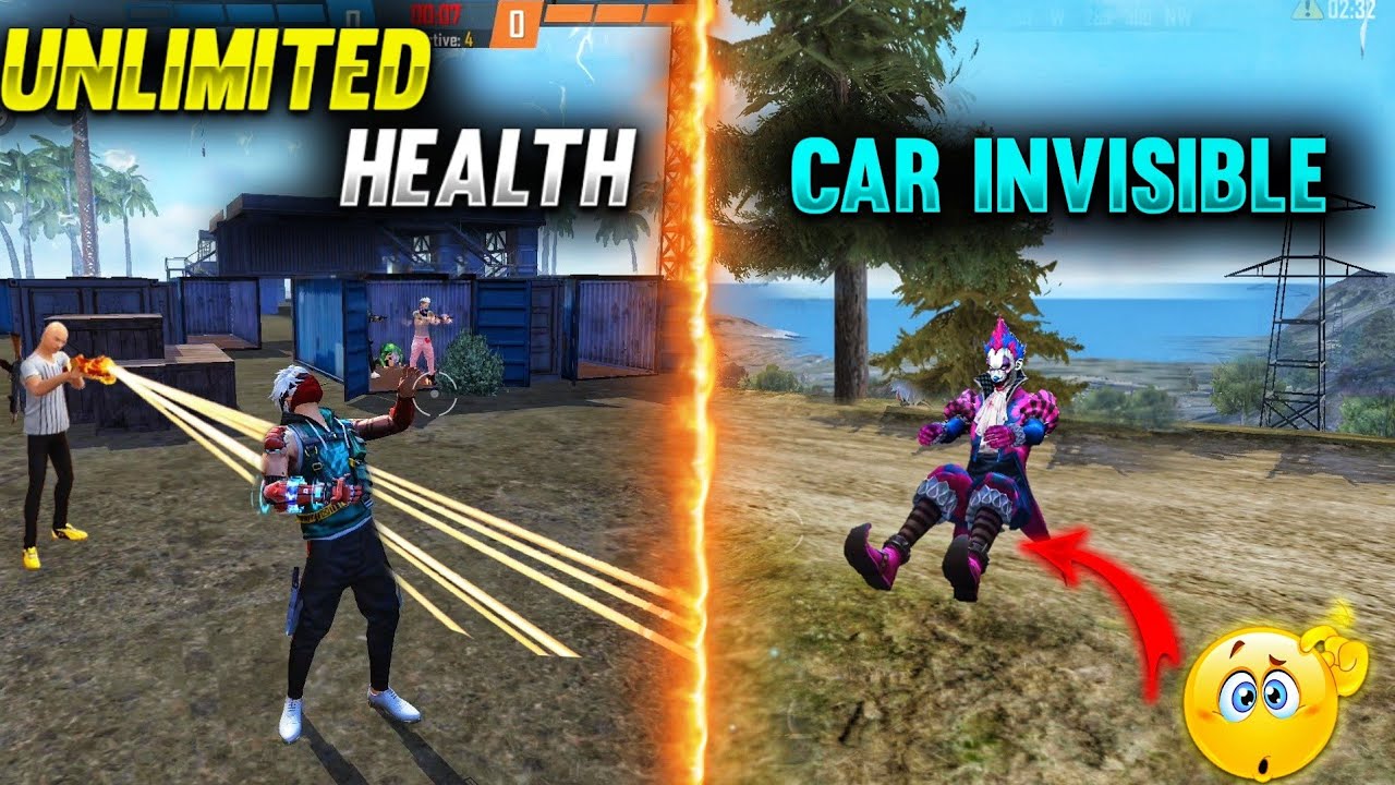 Top 5 New Unknown Tricks in free fire || invisible Car Trick working ...