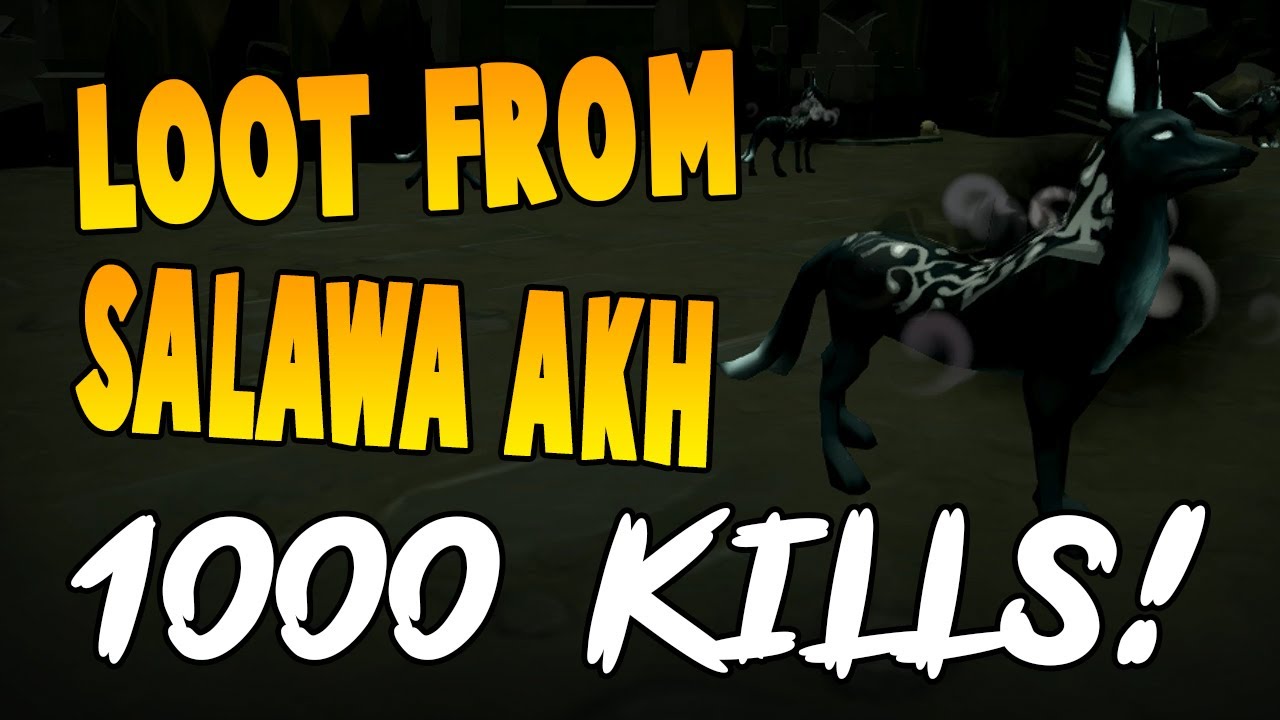 Runescape 2017 | Loot From 1000 Salawa Akh! | NEW slayer creature ...