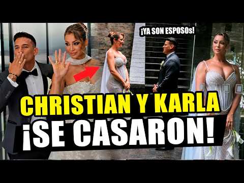 BODA DE CHRISTIAN DOMINGUEZ Y KARLA TARAZONA ¡ASÍ FUE EL MATRIMONIO!