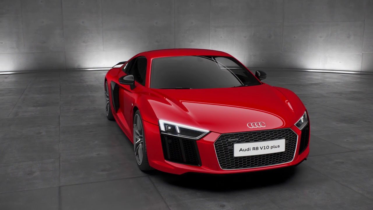 Audi R8 V10 plus LED Lazer light - YouTube