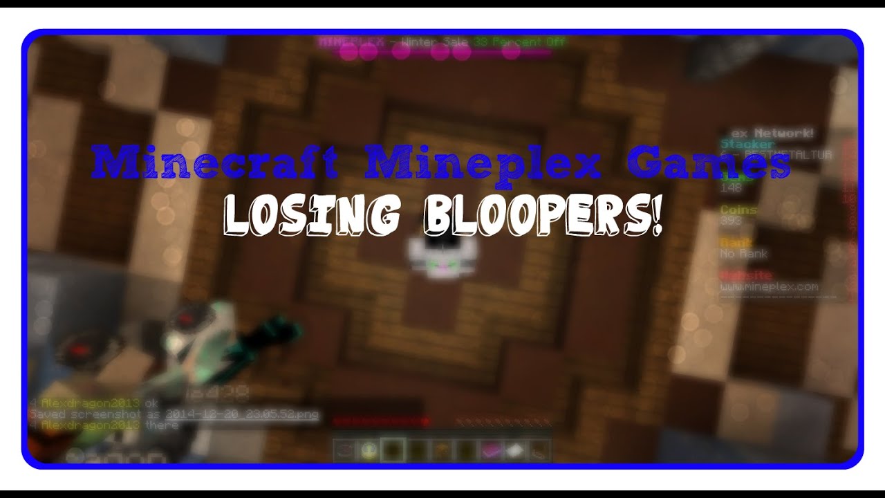 Minecraft: Mineplex Games Bloopers! - YouTube