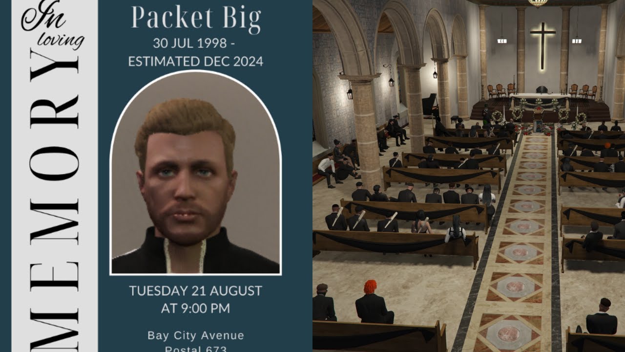 Packets Funeral in Unique RP (five m server) - YouTube