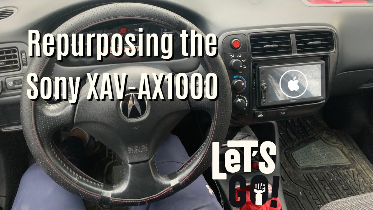 2000 Honda Civic Sony XAV-AX1000 Radio Install - YouTube