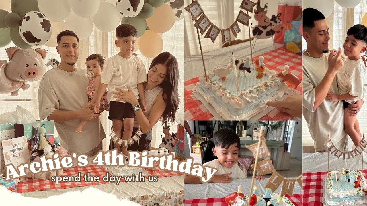 Archie is FOUR | Birthday Vlog - YouTube