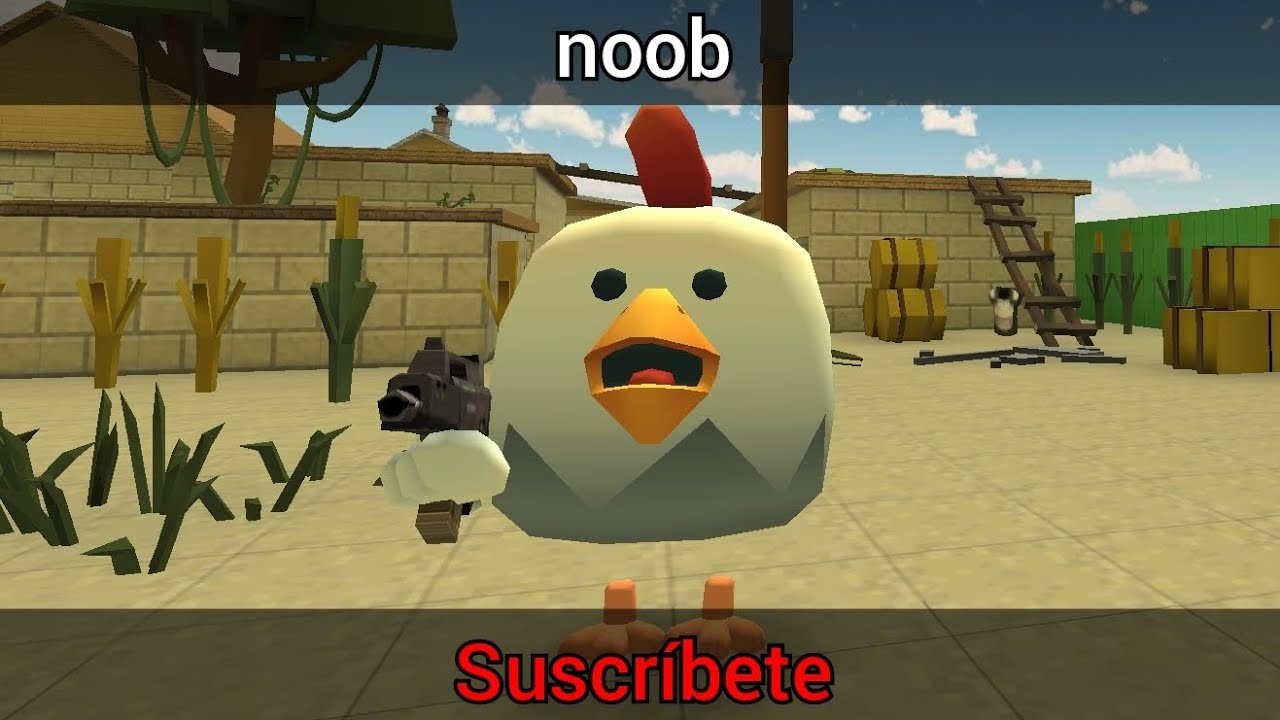 me he pasado por un noob en chicken gun - YouTube