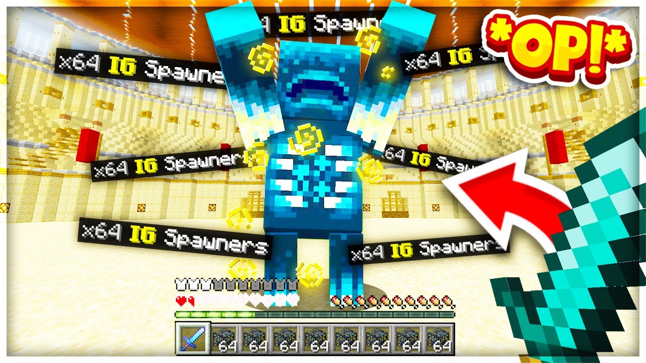 KILLING *BOSSES* For INSANE LOOT On BEST MINECRAFT SKYBLOCK SERVER ...