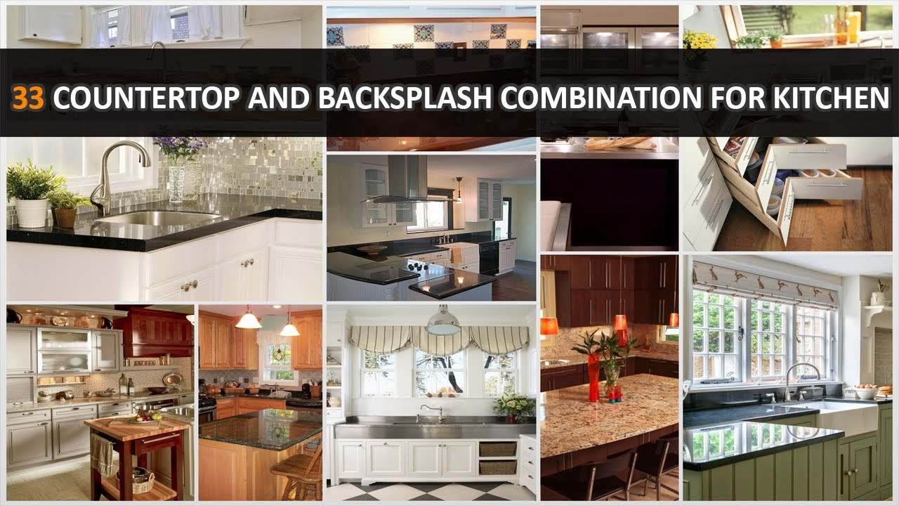 33 Examples of Countertop and Backsplash Combination for Kitchen Design ...