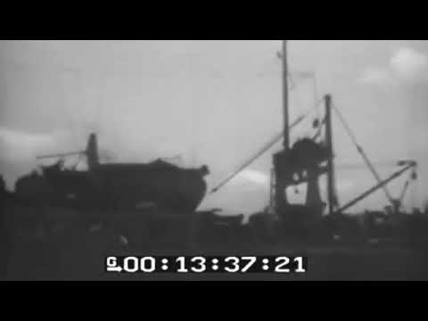 DAMAGE TO USS NEWCOMB (DD-586) - 04-15-1945 - NO SOUND - DOCUMENT - YouTube