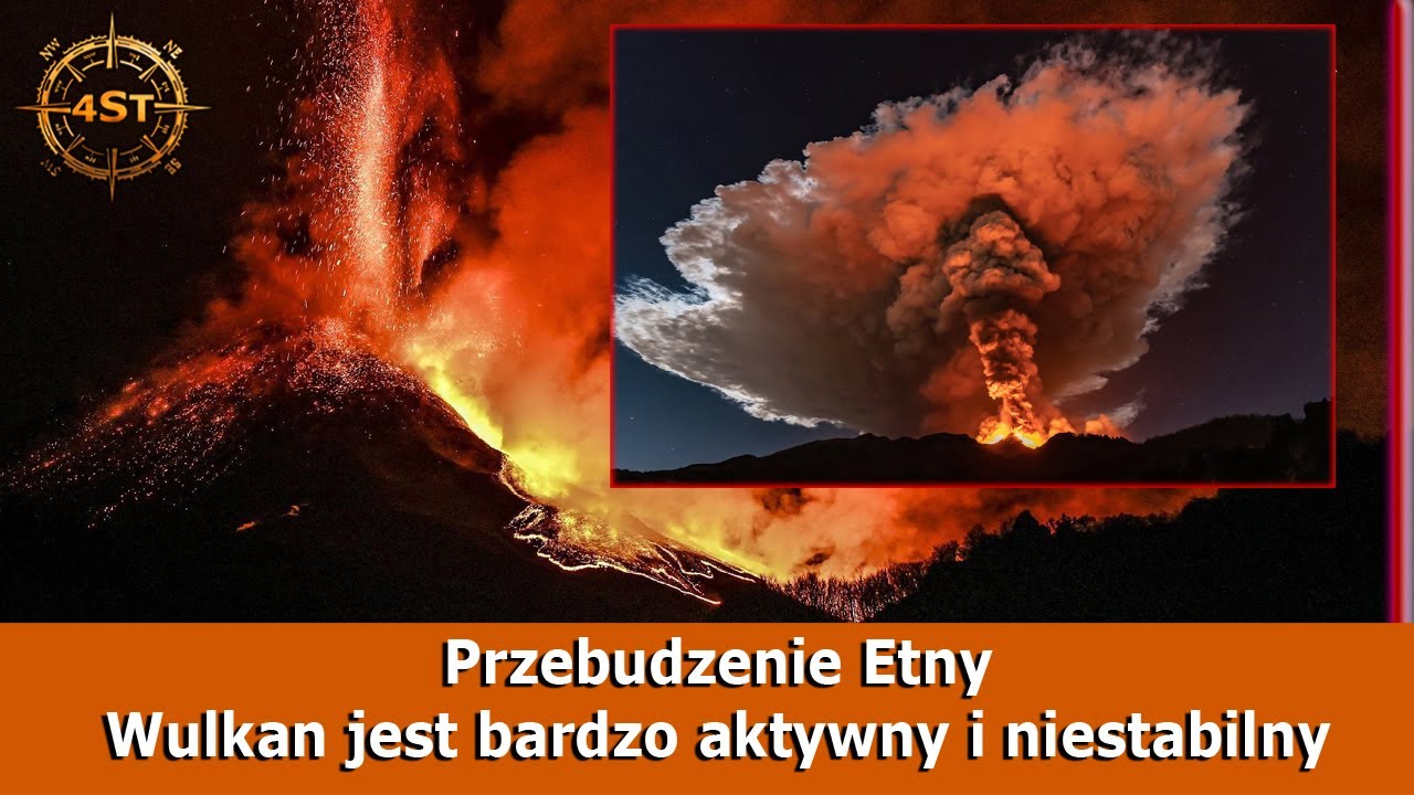 Przebudzenie Etny - Wulkan jest bardzo aktywny i niestabilny - YouTube