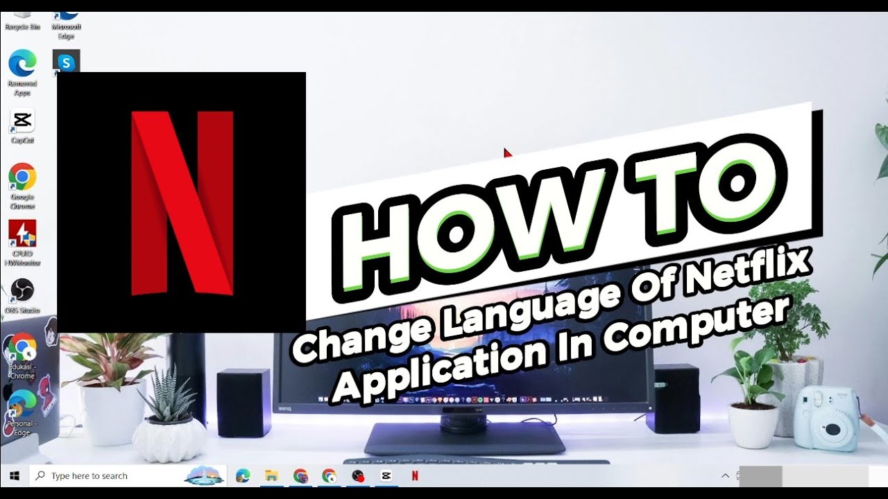 How To Change Language Of Netflix App in PC - YouTube