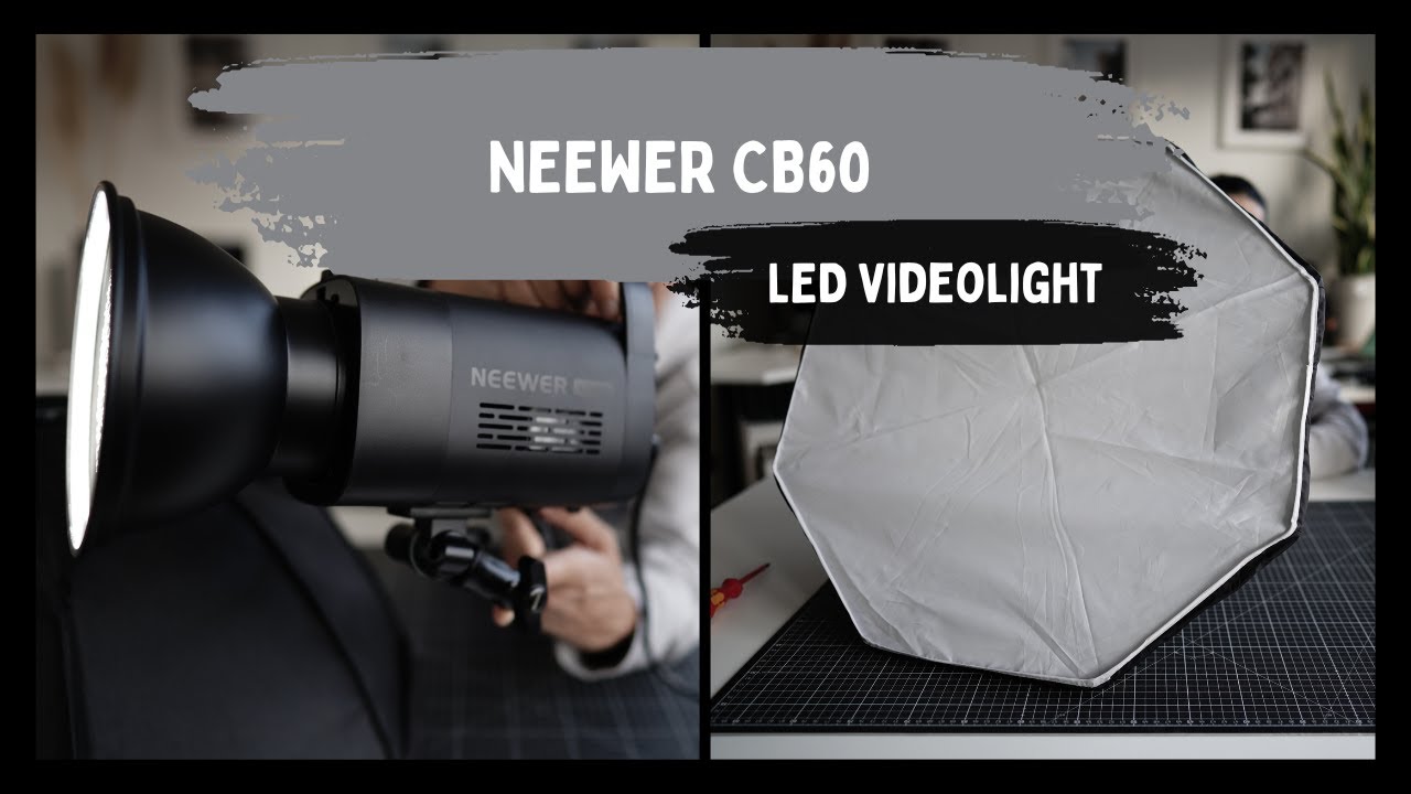 NEEWER CB60 - LED Videolight - Unboxing, review, test - YouTube